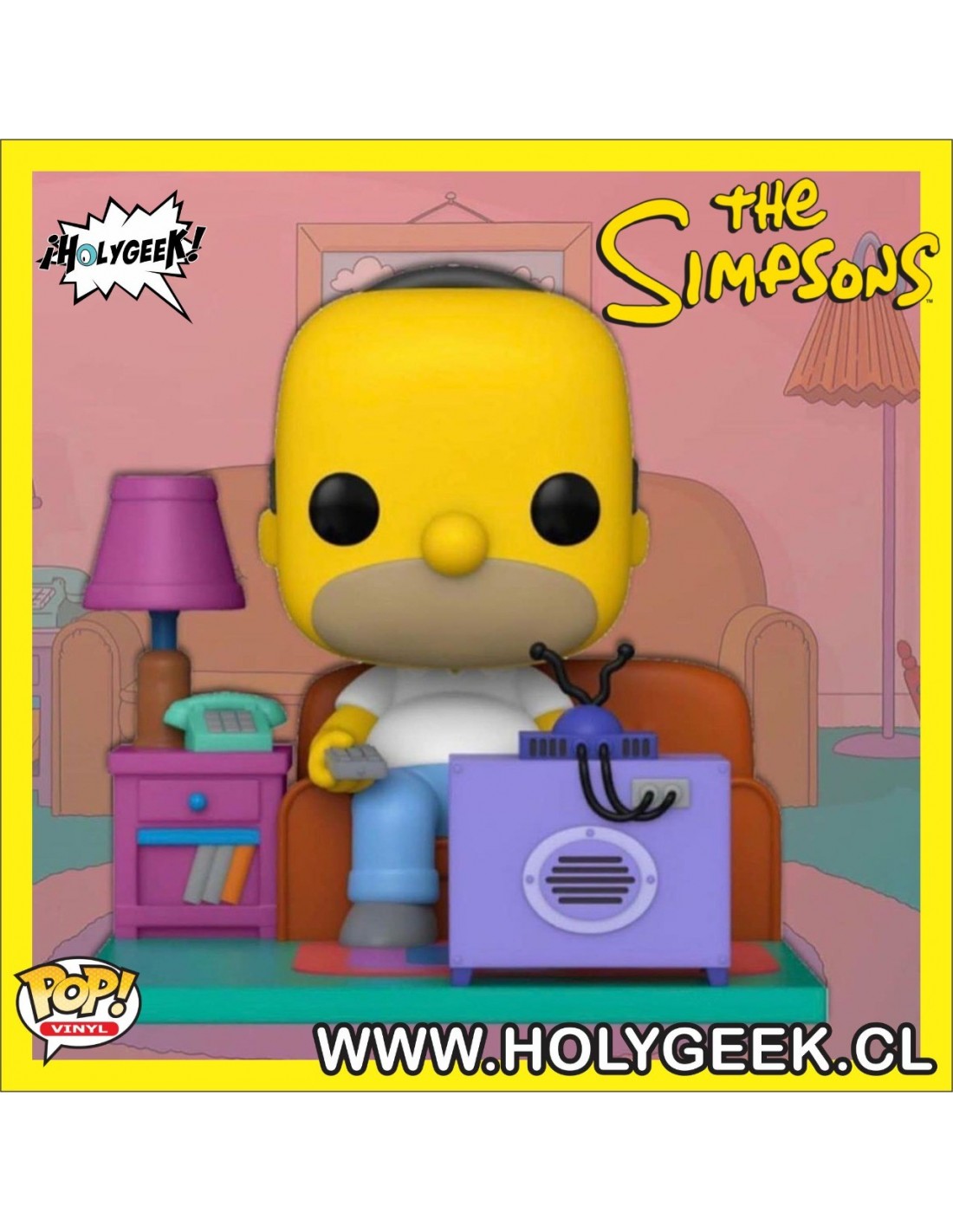 FUNKO POP DELUXE ANIMATION SIMPSONS HOMER WATCHING TV 909