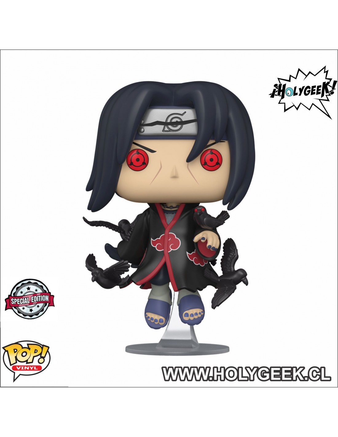 Funko POP Animation: NARUTO - Itachi w/Crows (Akatsuki) Specialty Series